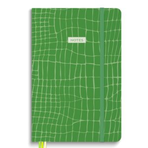 Southworth Medium Case Bound Journal, 5.5" x 8.25", Alligator/Crocodile Texture, Premium 28 lb/105 gsm Paper, 160 Lined Sheets (91072)