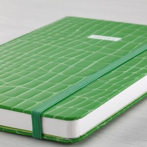 Southworth Medium Case Bound Journal, 5.5" x 8.25", Alligator/Crocodile Texture, Premium 28 lb/105 gsm Paper, 160 Lined Sheets (91072)