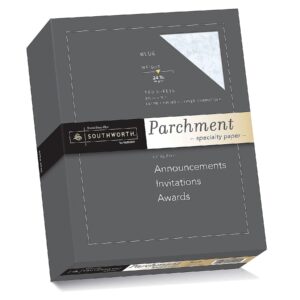 Southworth 964C Parchment Specialty Paper Blue 24 lb. 8 1/2 x 11 500/Box