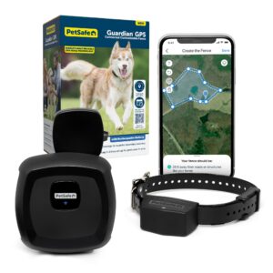 petsafe guardian gps connected customizable fence - world's most reliable gps fence technology, create your own boundary, long battery life - gps dog fence with no subscription required