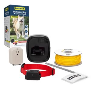 petsafe stubborn dog in-ground pet fence for dogs and cats - from the parent company of invisible fence brand - multiple wire gauge options - keep pets secure in your yard