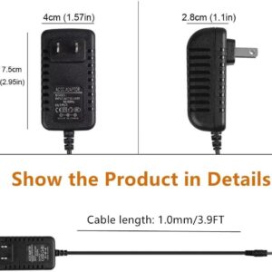 CJP-Geek 12V 2A AC Adapter Power Compatible with Petsafe Wireless Fence IF-100 Pet Containment System