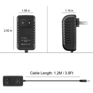 J-ZMQER 12V 2A AC Adapter Power Compatible with Petsafe Wireless Fence IF-100 Pet Containment System