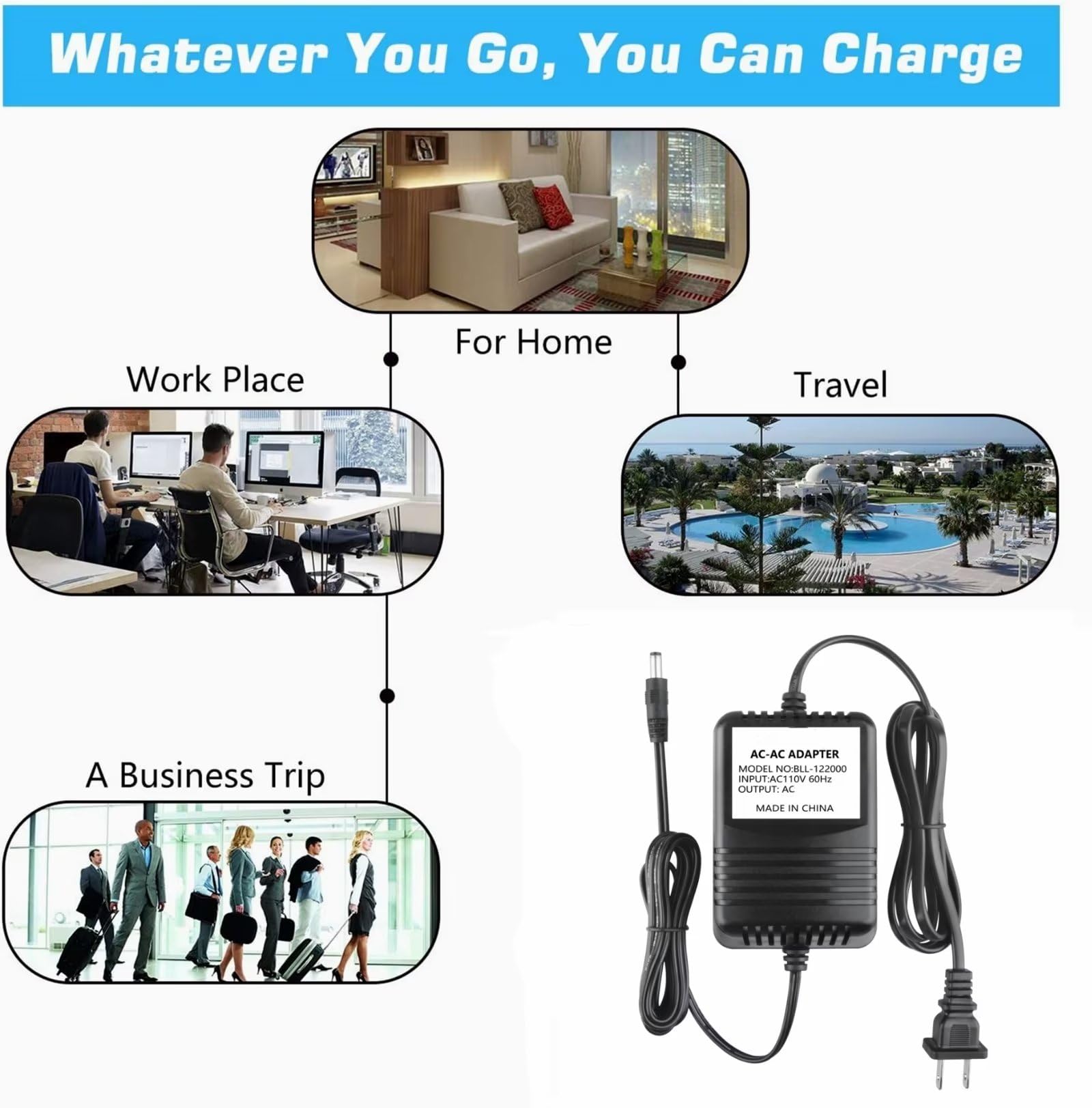 Jantoy AC Adapter Compatible with Model: 57A-14-1800 57A141800 57A14-1800 57A-141800 Direct Plug-in Class 2 Transformer PetSafe Pet Smart Wireless System Fence S402-855 S402855 Replacement Power