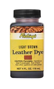 fiebings light brown leather dye 2100-05