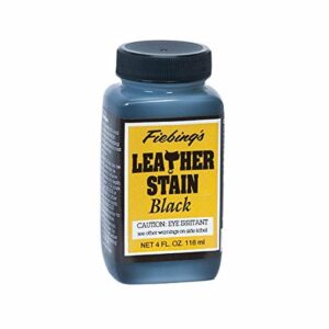 fiebing's leather stain 4fl oz, black