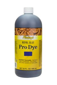 fiebing's - pro dye 32 oz royal blue - professional oil dye for dyeing leather…