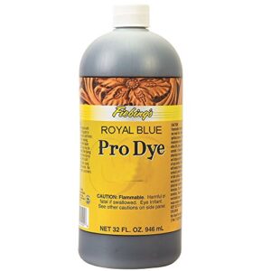 fiebing royal blue 32oz professional oil leather dye