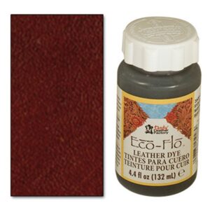 tandy leather eco-flo leather dye 4.4 fl. oz. (132 ml) dark mahogany 2600-08