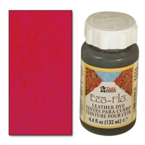 tandy leather eco-flo leather dye 4.4 fl. oz. (132 ml) scarlet red 2600-11