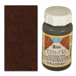 tandy leather eco-flo leather dye 4.4 fl. oz. (132 ml) bison brown 2600-03