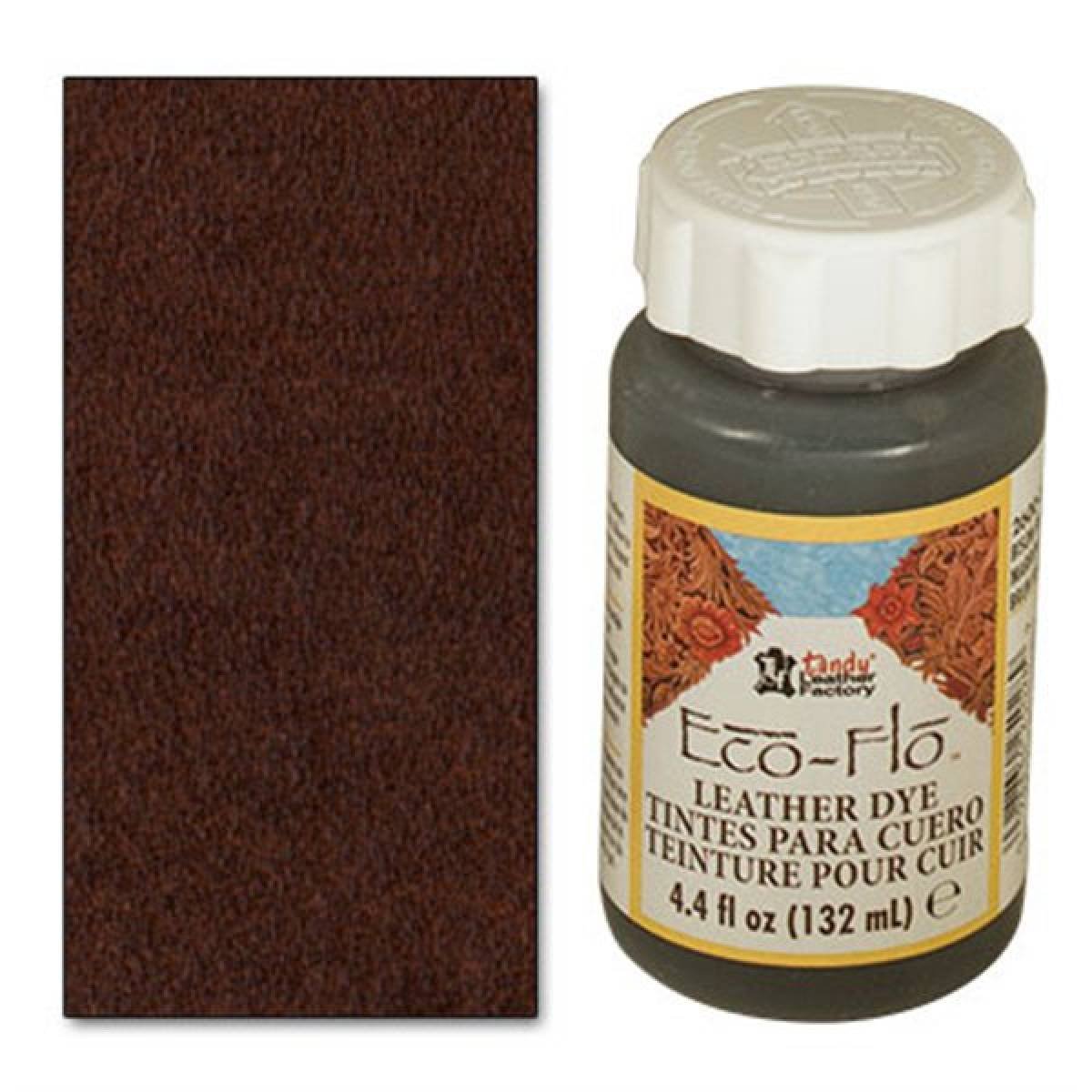 Tandy Leather Eco-Flo Leather Dye 4.4 fl. oz. (132 ml) Bison Brown 2600-03