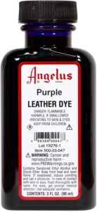 angelus leather dye (purple)