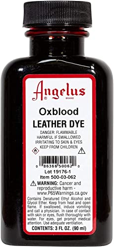 Angelus Leather Dye, 3 oz, Oxblood