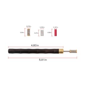 Aiegiuor Leather Edge Dye Paint Roll Pen on Applicator Working for Edge Coating Edge Kote Paint & finishes on Leather Edges Leather Touch up Pen Slub Leather Edge Oil Pen