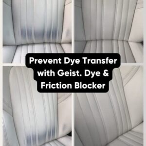 Geist. Dye & Friction Blocker for Leather & Vinyl | Shields leather car seats, sofas and more from denim transfer & abrasion damage | 500 ml / 16.75 fl.oz