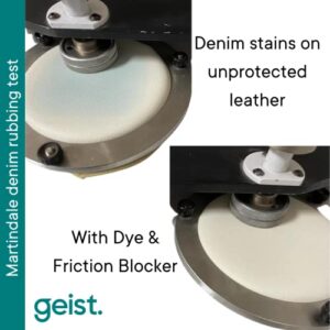 Geist. Dye & Friction Blocker for Leather & Vinyl | Shields leather car seats, sofas and more from denim transfer & abrasion damage | 500 ml / 16.75 fl.oz