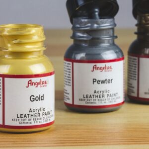 Angelus Leather Paint 4oz-Metallic Gold