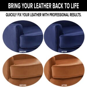 Leather Color Restorer - Light Gray - Repair Couch, Car Seat, Furniture, Sofa, Purse and Vinyl - 4 oz.