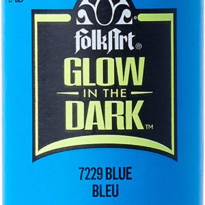 FolkArt Glow-in-the-Dark Acrylic Paint, 2oz., Blue