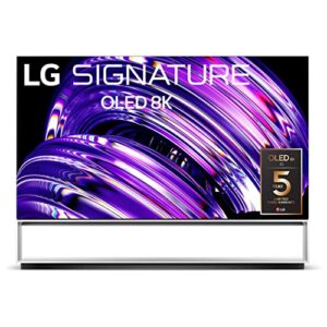 lg signature 88-inch class oled z2 series alexa built-in 8k smart tv, 120hz refresh rate, ai-powered , dolby vision iq and dolby atmos, wisa ready, cloud gaming (oled88z2pua, 2022)