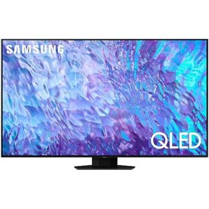 samsung 75-inch 4k qled smart tv qn75q80cafxza - titan black (renewed)