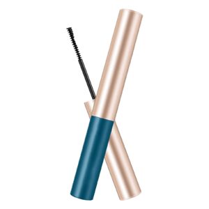 mascara waterproof slender color mascara 3d curling or slender long lasting makeup root is distinct not clumping (black, one size)