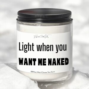 Gifts for him, get naked sign, get naked candle, sexy time candle, light when you want me naked,birthday gifts for husband, sexy gifts, anniversary gifts,romantic gifts for sex, Sexy gifts for him