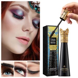 Fujiuia Two Faced Mascara Better than Sex Eyelash Long Black Smudge-Proof 4D Clump-Free Lash Application Silk Volumizing Fiber Lasting Waterproofs Thickening Natural Bad (A, One Size)