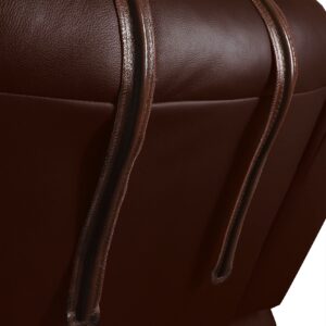 BOWERBIRD Genuine Leather Recliner Head Pillow-Head and Neck Pillow-Headrest Cushion for Neck Pain Relief and Cervical Support