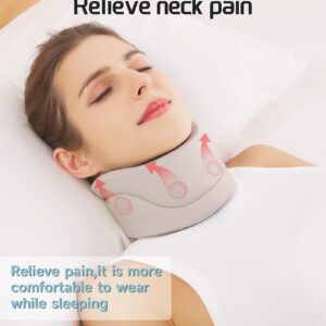 Neck Brace for Neck Pain and Support for Women,Men-Cervical Collar-Vertebrae Whiplash Wrap for Posture,Sleeping-Spinal Support and Spine Pressure-Soft Neck Brace for Pinched Nerve (Large(14-18 Inch))