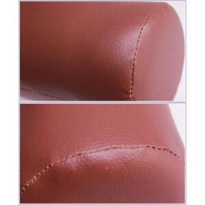 Duiaynke Sponge PU Leather Cylinder Pillow, Adjustable Pillow Height Cylinder Cushion, Neck Knee Comfort Position Pad or Warm Gift