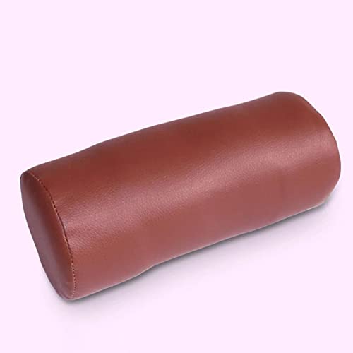 Duiaynke Sponge PU Leather Cylinder Pillow, Adjustable Pillow Height Cylinder Cushion, Neck Knee Comfort Position Pad or Warm Gift