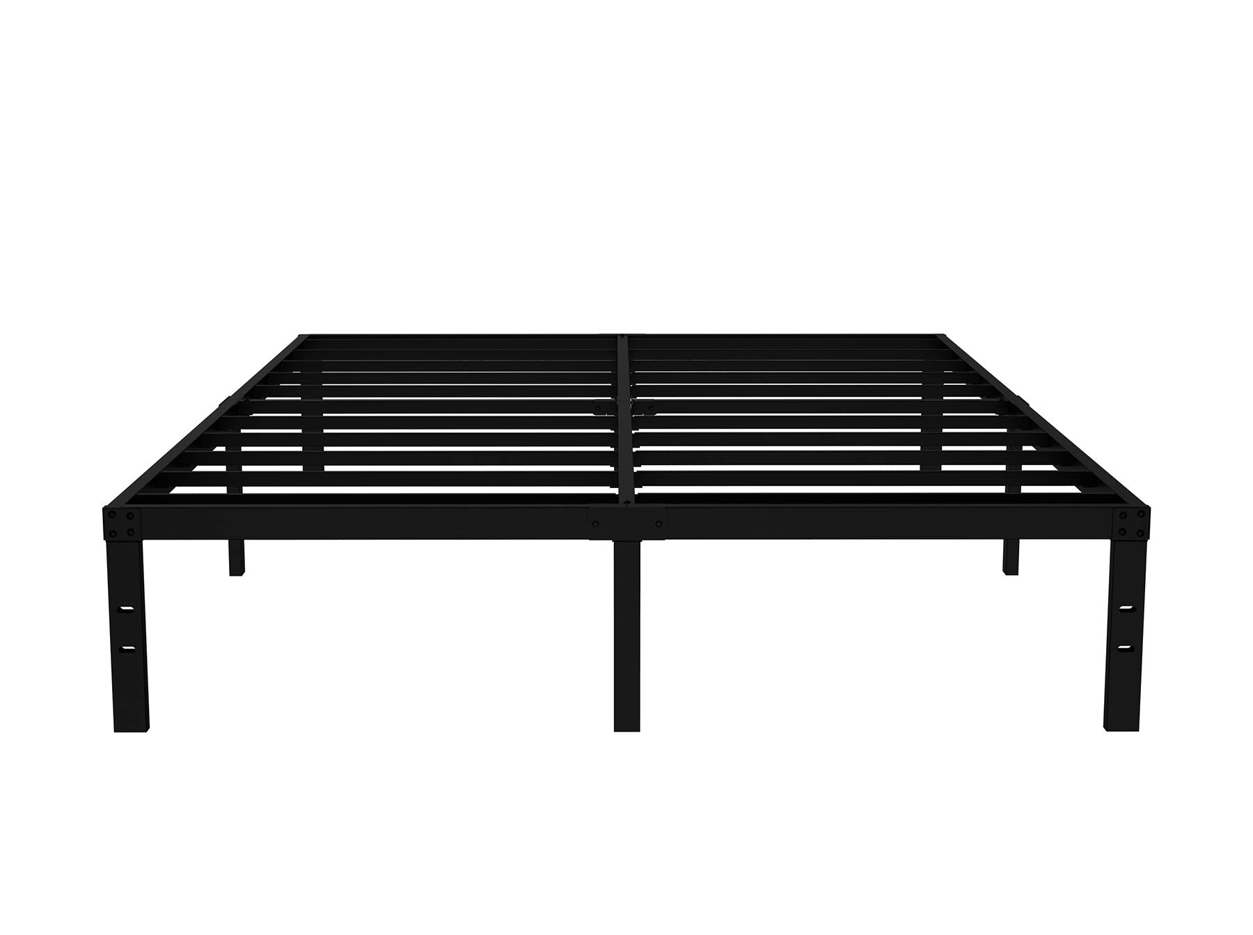 COMASACH 14 Inch King Size Bed Frame Supports up to 3500lbs, No Box Spring Needed, Platform with Heavy Sturdy Metal Steel, Easy Assembly, Under Bed Storage, Noise-Free, Non-Slip