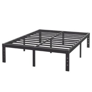 COMASACH 14 Inch King Size Bed Frame Supports up to 3500lbs, No Box Spring Needed, Platform with Heavy Sturdy Metal Steel, Easy Assembly, Under Bed Storage, Noise-Free, Non-Slip