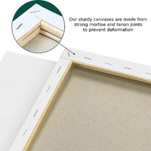 ArtSkills Stretched Canvases for Painting, 16x20 Canvas Painting Supplies for Artists, Blank Canvas Pack, 2-Pack