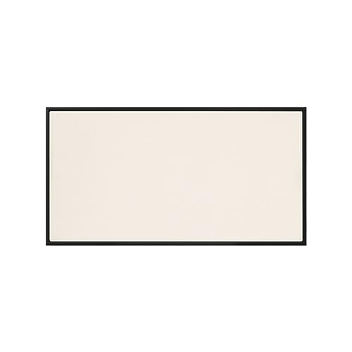 PIXY CANVAS Value Pack of 24x36 Stretched Canvas 3/4 (0.75) inch deep and Floater Frame for Your Paintings/Artwork/Wall Art/Wall Decor (Black, 24 x 36 inch, Landscape)