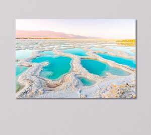 dead sea coast canvas print 1 panel / 36x24 inches