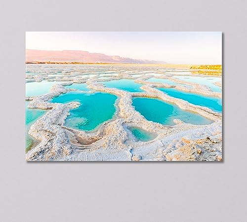 Dead Sea Coast Canvas Print 1 Panel / 36x24 inches