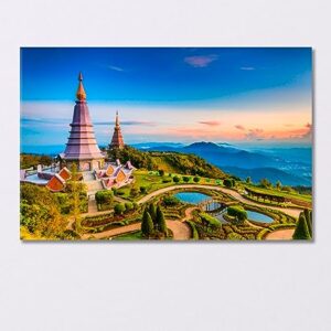 Doi Inthanon National Park Thailand Canvas Print 3 Panels / 36x24 inches