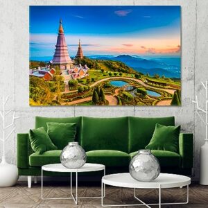 Doi Inthanon National Park Thailand Canvas Print 3 Panels / 36x24 inches