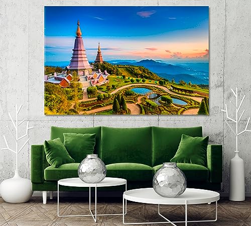 Doi Inthanon National Park Thailand Canvas Print 3 Panels / 36x24 inches