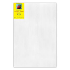 strathmore 300 series stretched canvas, 24x36, white