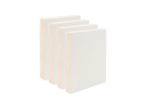 da vinci pro resist-grip textured gesso 2"" panel (single) 18x24"" - 4 pack