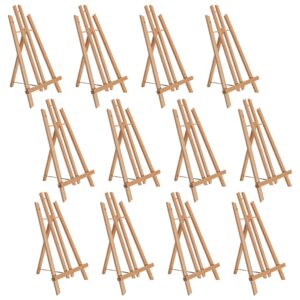 us art supply® 18" large tabletop display a-frame artist easel (12-pack)