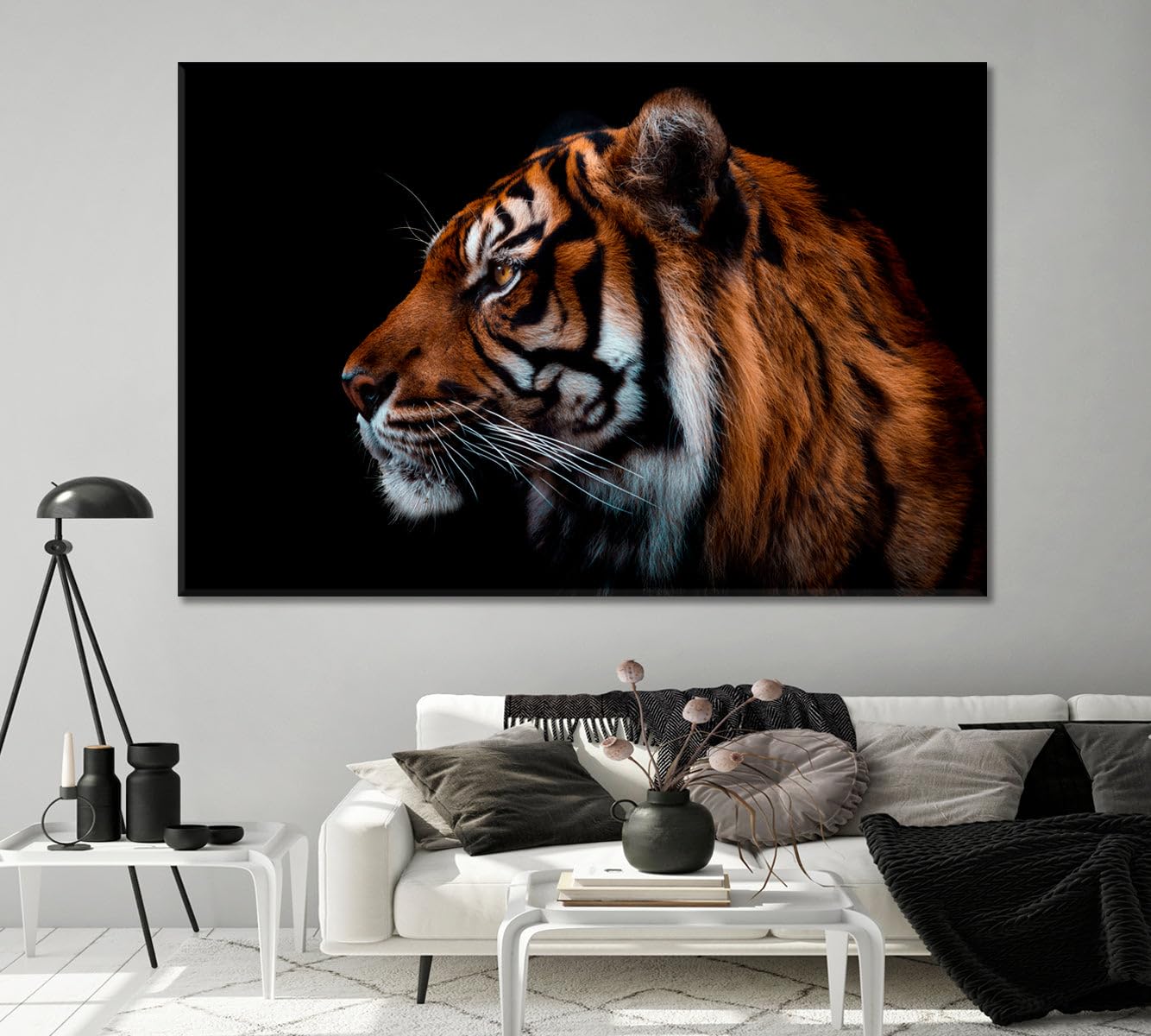 Sumatran Tiger Canvas Print 1 Panel / 36x24 inches