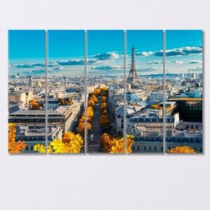 Autumn in Paris Canvas Print 1 Panel / 36x24 inches