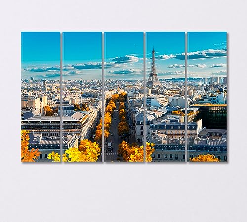 Autumn in Paris Canvas Print 1 Panel / 36x24 inches