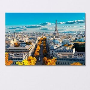 Autumn in Paris Canvas Print 1 Panel / 36x24 inches