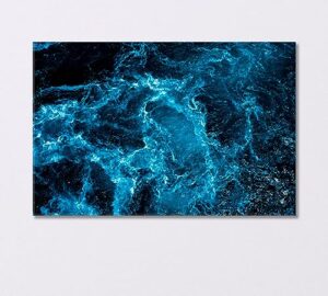 wild ocean waves canvas print 1 panel / 36x24 inches